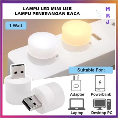 Promo MRJ Lampu Led USB Mini Portable Lampu Baca/Tidur Travel Mini ...