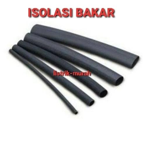 Jual Heatstring Isolasi Bakar Pelindung Kabel Heat string Hitam - 6mm ...