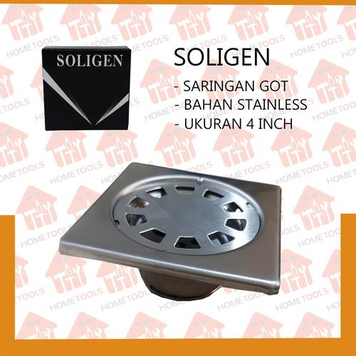 Jual Saringan Got Anti Kecoa Stainless Tebal Soligen FLOOR DRAIN ...