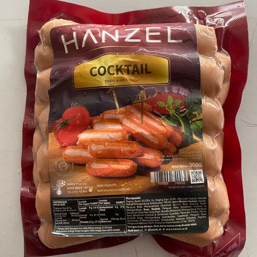 Jual Hanzel Cocktail / Sosis Ayam & Sapi / Sosis Kombinasi 360 Gr ...