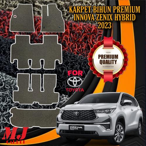 Jual Karpet Toyota Innova Zenix Hybrid 2023 Bihun Premium 18mm Fullset ...