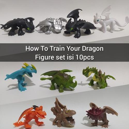 Jual How to train Your dragon Action figure set-10 pcs - Kab. Bogor ...