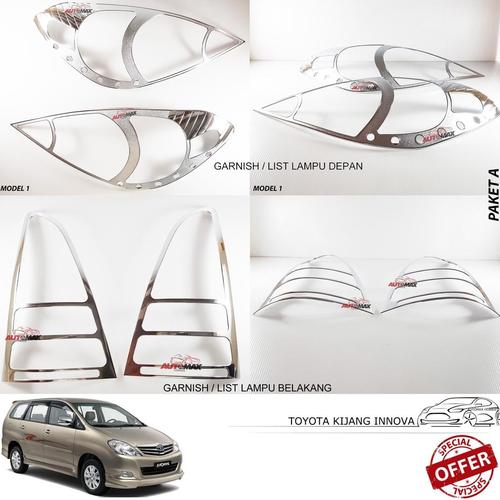 Jual PAKET Garnish / List Lampu Toyota Kijang Innova - Kota Surabaya ...