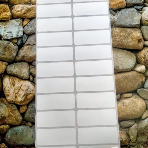 Jual STIKER LABEL NAMA WATERPROOF POLOS PUTIH - L - Jakarta Barat ...