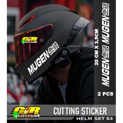 Jual Sticker HELM Full Face MUGEN- Cutting Stiker Lis Variasi HELM SET ...