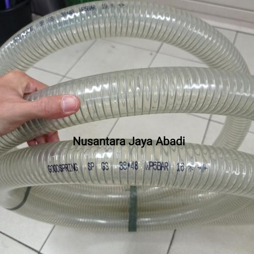 Jual Selang Kawat Spring Spiral Bening Meteran 1 1/2 " inch Minyak 38 x ...