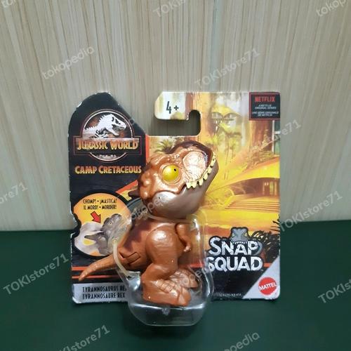 Jual Jurassic World Camp Cretaceous TYRANNOSAURUS REX Snap Squad ...