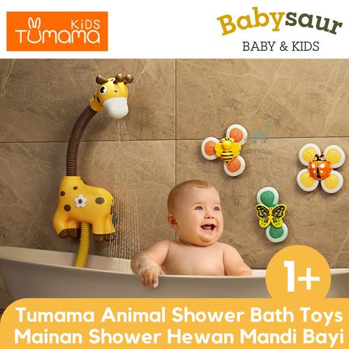 Jual TUMAMA Dino / Giraffe Baby Shower Bath Toys Toy Mainan Mandi Bayi ...