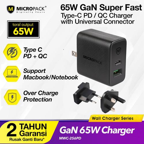 Promo GaN 65W Super Fast Charging Charger Micropack PD Power Adapter ...