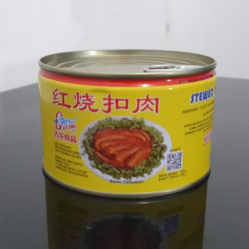 Jual Gulong Stewed Pork Slice 383 gr Kaleng Daging Babi Samcan - Tanpa ...