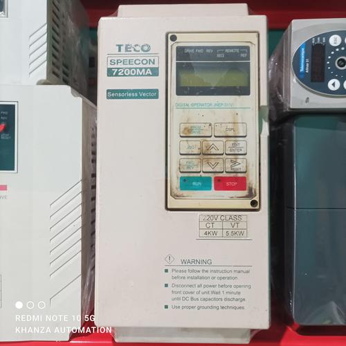 Jual INVERTER TECO 7200MA 3.7kw / 5.5kW 220v JNTMBGBB0005JK-U - Kab ...