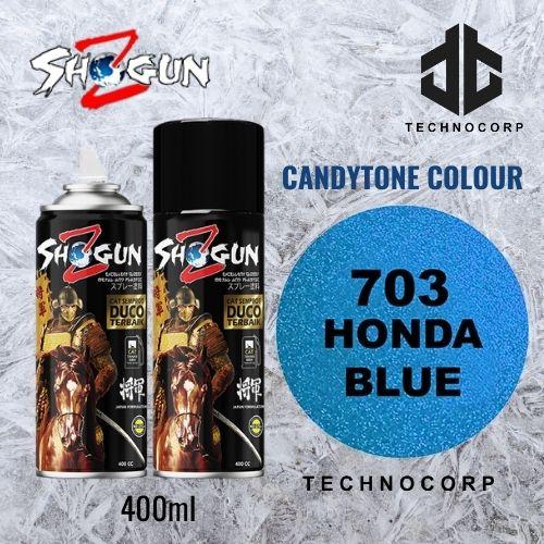 Jual Cat Semprot SHOGUN Z 703 HONDA BLUE / CANDYTONE BLUE VELG BODY ...