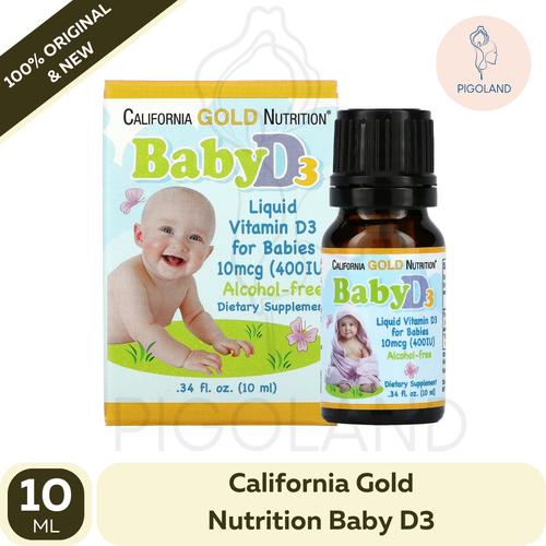 Jual California Gold Baby D3 Liquid Vitamin Immune System Bone Tulang ...