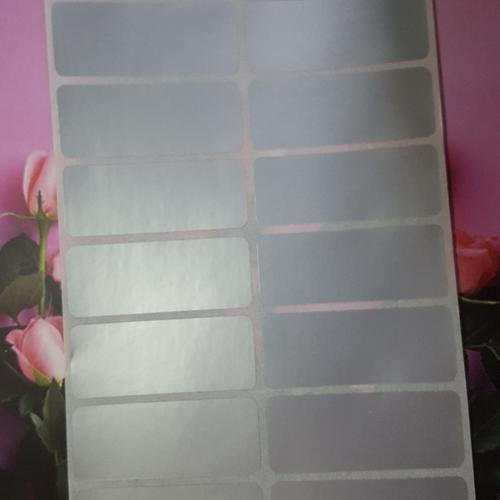 Jual STIKER LABEL NAMA WATERPROOF SILVER DOFF - L - Jakarta Barat ...