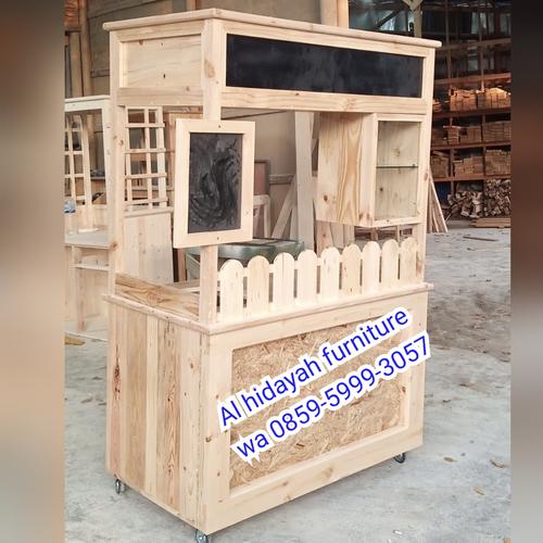 Jual GEROBAK BAKSO/GEROBAK MIE AYAM GEROBAK BAK MIE KAYU JATI BELANDA ...