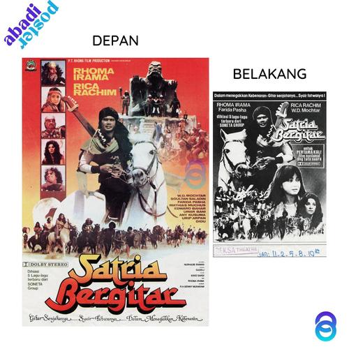 Jual poster satria bergitar - poster film lawas - rhoma irama - poster ...