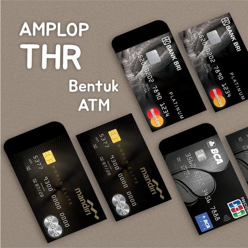 Jual Amplop THR Unik Lebaran Hari Raya Idul Fitri / Amplop ATM Viral Baru - BCA Gold - Jakarta ...