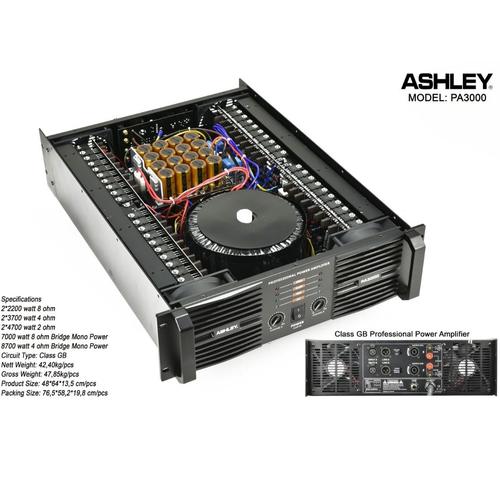 Jual Power Ashley PA 3000 Original Amplifier Ashley Class GB - Jakarta ...