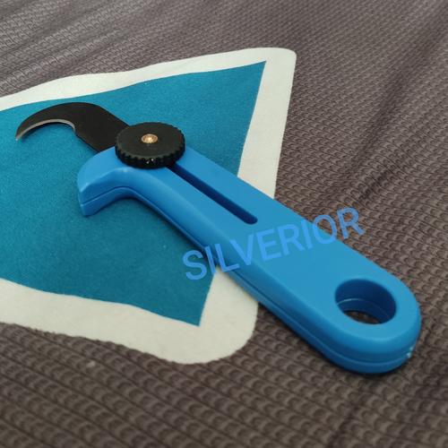 Jual Pisau silet kater lengkung kait potong kemasan kotak cutter tali ...