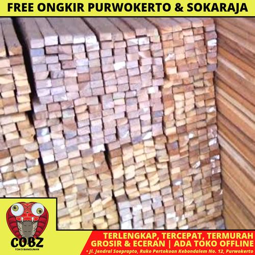 Jual 2 CM x 3 CM x 3 M / NM Kayu Reng Balok Kisi Cor Proyek Batang ...