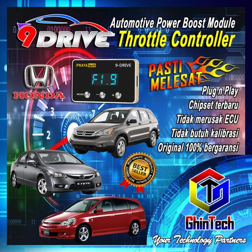 Jual 9 DRIVE 835 THROTTLE CONTROLLER PIGGYBACK ECU HONDA CIVIC FD CRV ...