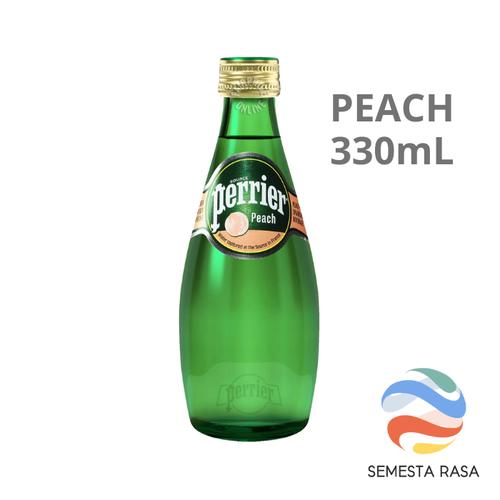 Jual Perrier Sparkling Water Peach 330ML | Perier 330 ML Air Soda Gas ...
