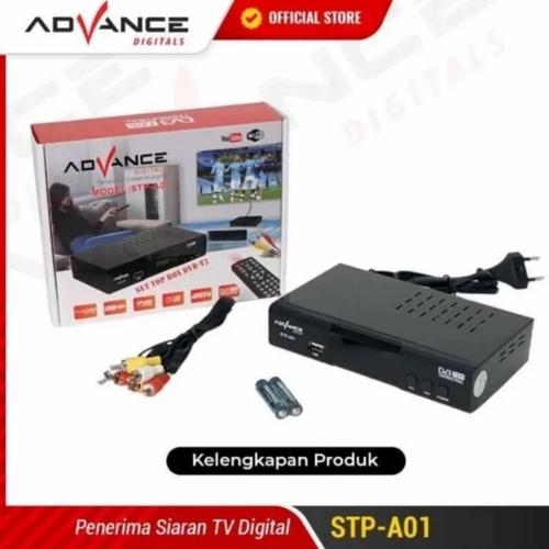 Jual STB DVB T2 ADVANCE STP-A01 Receiver Full HD HDMI USB AV - Kota Malang - DNY online | Tokopedia
