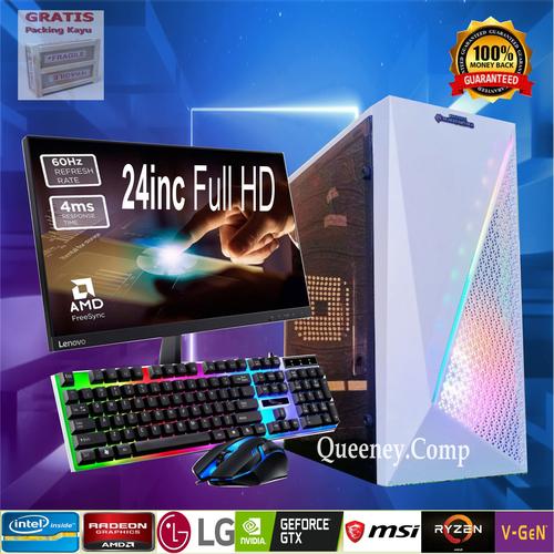Jual Pc Gaming Core i7 - VGA 4Gb DDR5 - SSD - Hdd - Monitor Fullset ...