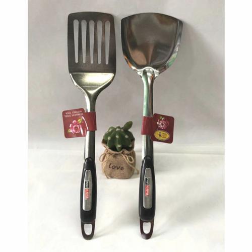 Jual SENDOK GORENG STAINLESS / SENDOK GORENG LUBANG / SPATULA/ SODET ...