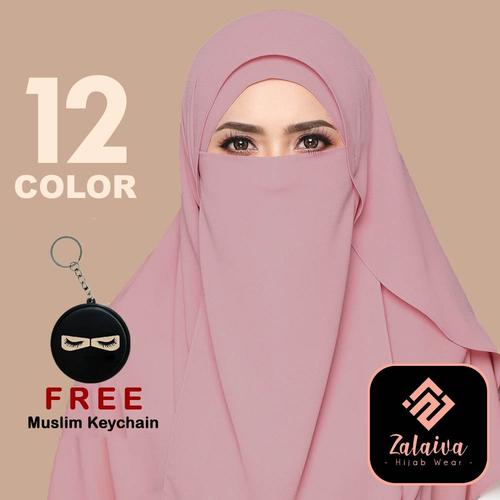 Jual Cadar Tali Tanpa Jahitan Bawah Mata Niqab 2 Layer ZALAIVA - Army - Kab. Kudus - Zalaiva ...
