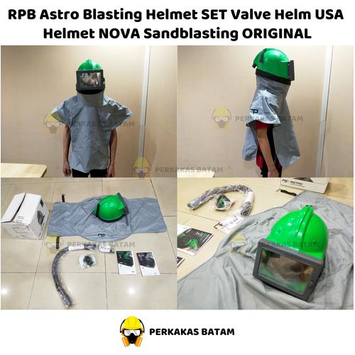 Jual RPB Astro Blasting Helmet SET Valve Helm USA Helmet NOVA ...