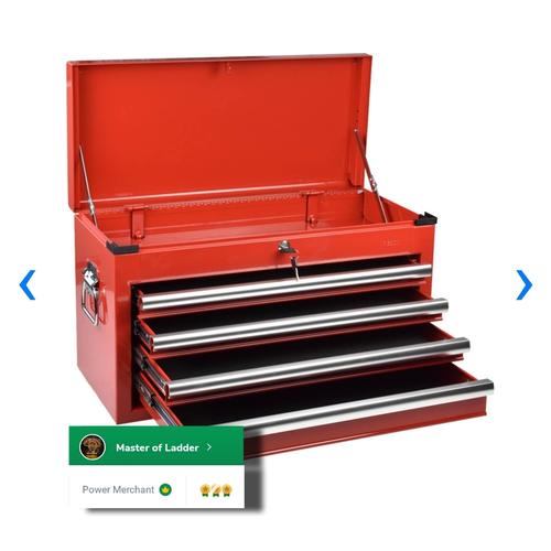 Jual Kotak perkakas Bengkel Krisbow Tool Box Cabinet Besi 4 Drawer Laci ...