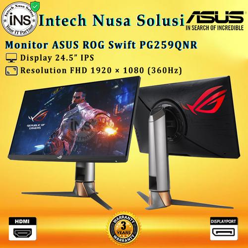 Jual Monitor ASUS ROG Swift PG259QNR 24.5" FHD 360Hz HDMI DP 3YR ...