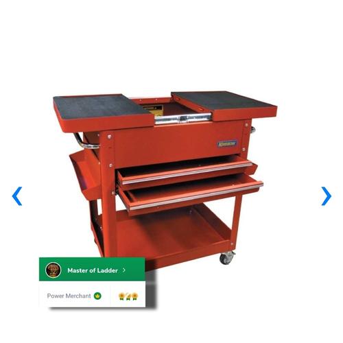 Jual Krisbow Troley Lemari bengkel perkakas 2 Drawer 60 x 81 x 44 cm ...