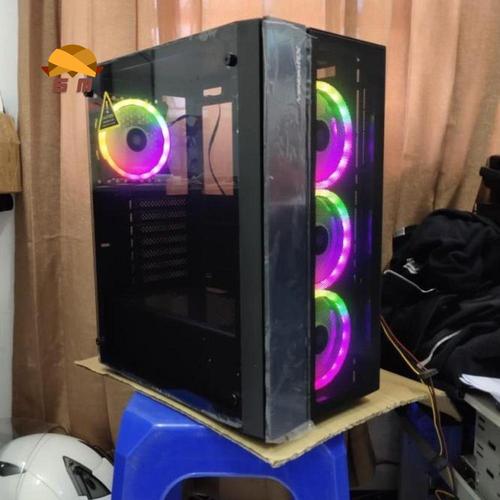 Jual SM - Casing PC Venom RX Drogon - ATX Temper Glass + RGB Fan ...