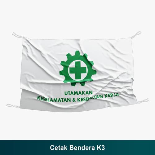 Jual Bendera K3 / Bendera Keselamatan Kerja - 180 x 120, Kain TC - Kota ...