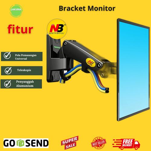 Jual BRACKET Lengan dinding Universal monitor Arm Wall Mount - Jakarta ...