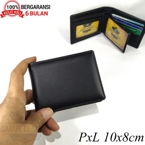 Jual Dompet Mini Pria 100% ORIGINAL Kulit Asli Lipat Mini Kecil - Hitam ...