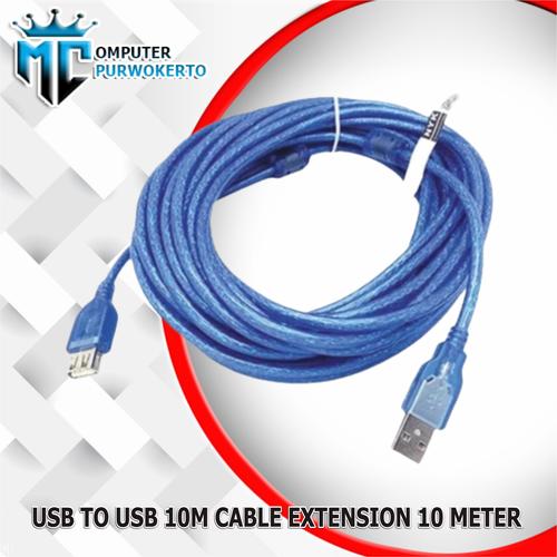 Jual Kabel perpanjangan Usb to usb 10m cable extension 10 meter - Kab ...