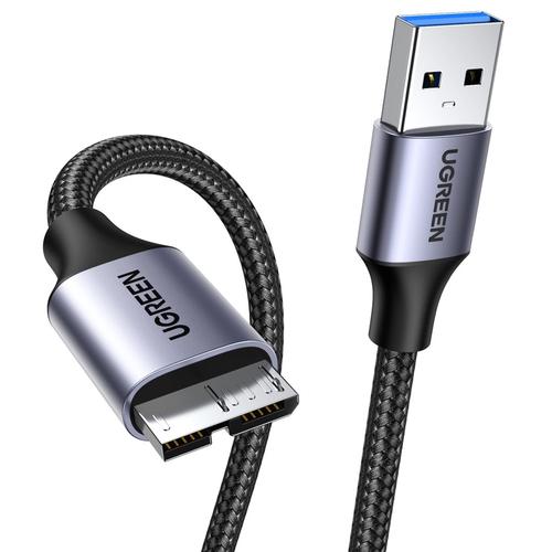 Jual Ugreen USB3.0 to Micro B HDD External cable Silver 0,25m 20117 ...