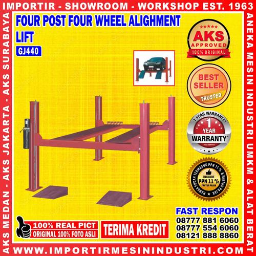 Jual Four Post Wheel Alignment Lift Mobil 4 Tiang Maximal 4 Ton / 4000 ...