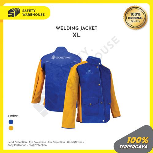 Jual Jaket Las Full Kulit / Welding Jacket Leather Safety Pelindung ...