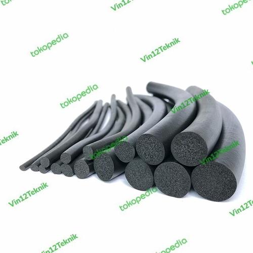 Jual Oring spon sintetis 6mm / O-Ring sponge rubber cord bulat meteran ...