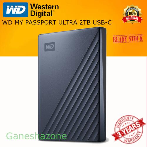 Jual WD My Passport Ultra 2TB USB-C Harddisk External Type C - Blue - Jakarta Selatan - ganesha ...