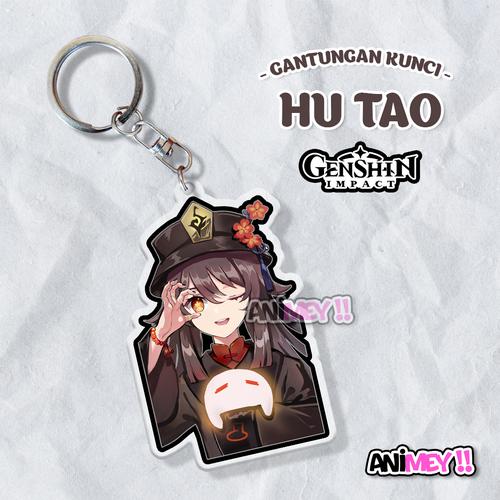 Jual Ganci Hu Tao / Keychain / Gantungan Kunci Anime Genshin Impact - 1 ...