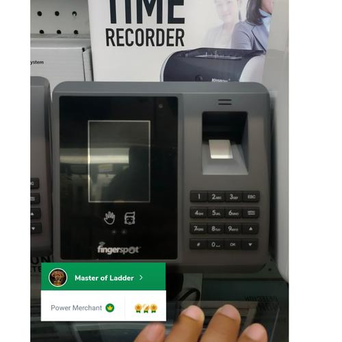 Jual Fingerspot Mesin Absensi Fingerprint Scan Wajah Telapak Tangan ...