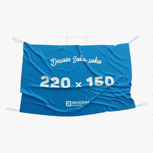 Jual Bendera Custom Ukuran 220 x 150 cm - Kain TC - Kota Tangerang ...