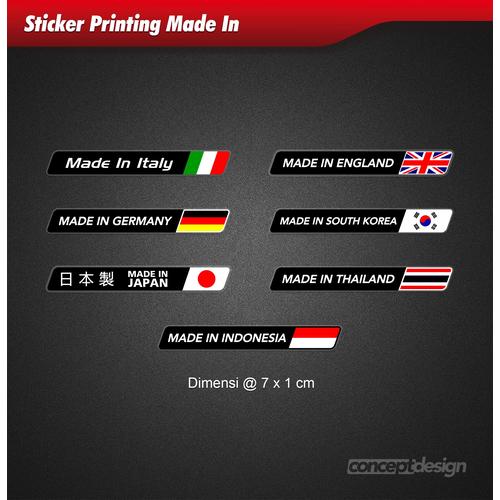 Jual Sticker Made In - Japan - Kab. Bogor - Concept Design_NEW | Tokopedia