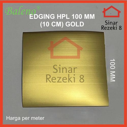 Jual Edging HPL GOLD 100 MM / Emas Pinggiran Meja Kayu Woodgrain taco ...