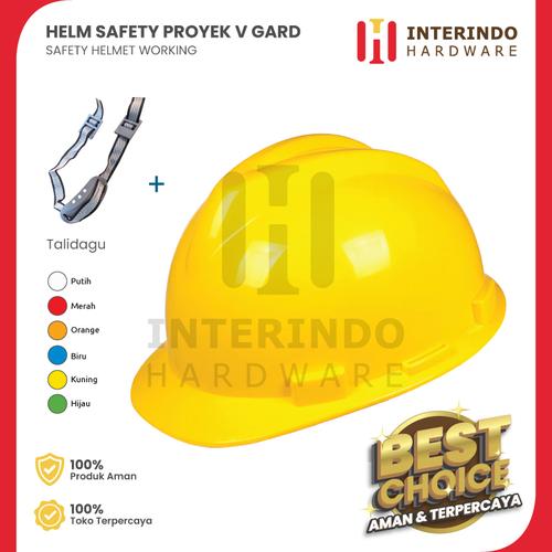 Jual Helm Safety Proyek V Gard Nylon / Safety Helmet V Gard - Kuning ...